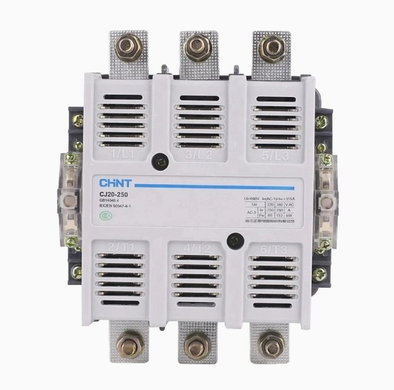 CJ20-160 AC Contactor 200A 3 Poles Electrical Magnetic Contactor Three ...