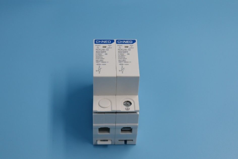 Class C Lightning Arrester Energy Double Pole Surge Arrester T2 Pv Dc ...